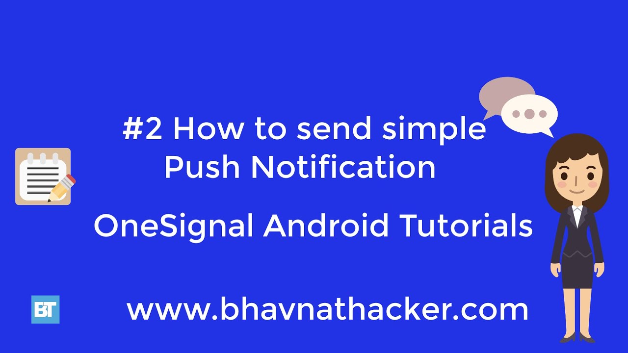 #2 How to send Simple Push Notification - OneSignal Android Studio Tutorial