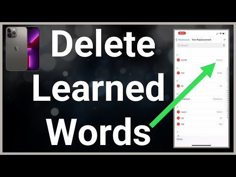 How To Remove Learned Words From iPhone Keyboard