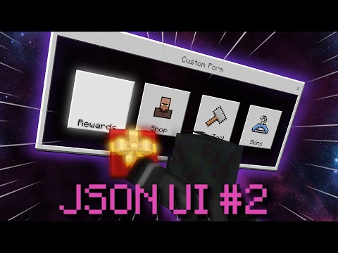 MODIFYING UI'S WITH JSON UI (Minecraft Bedrock Scripting API and JSON UI)
