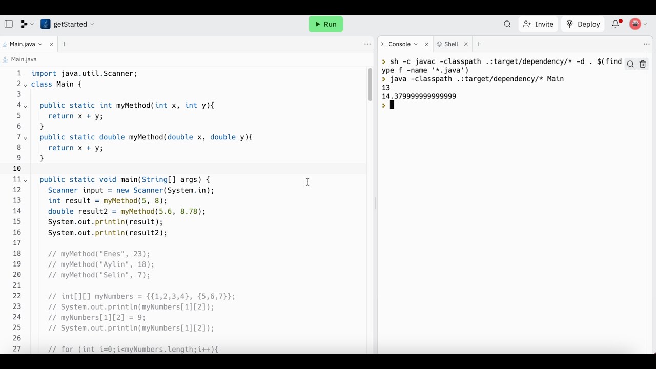 18. Java Methods / Functions