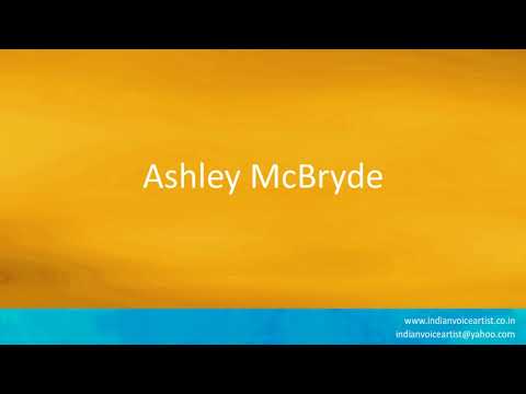 How to pronounce the word(s) "Ashley McBryde".