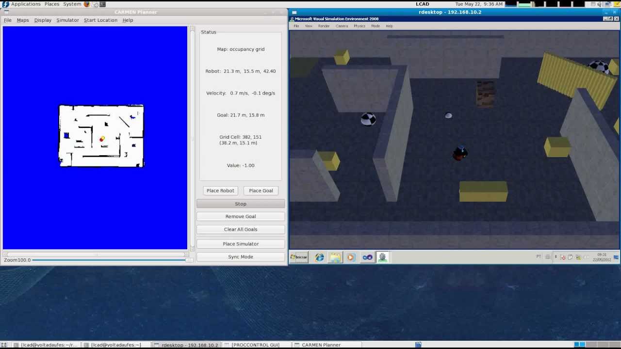 Particle Filter SLAM with Occupancy Grid Map