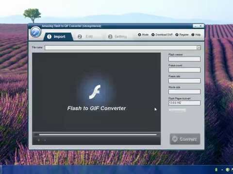 How to Convert Flash .swf to GIF file?