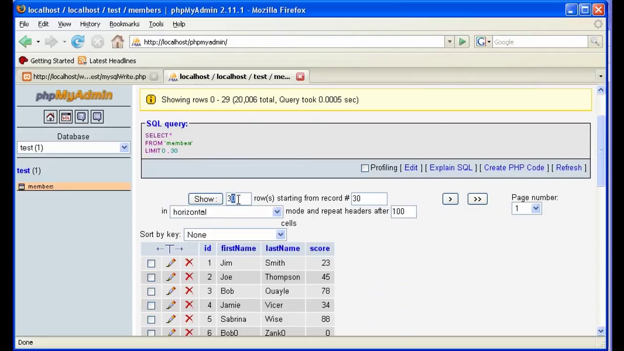 PHP: Writing SQLite3 Data Using PDO