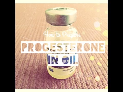 How to Prepare Progesterone in Oil Intramuscular Injection | ivf heroine