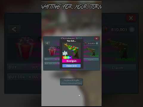 I CLAIMED A CHROMA EVERGREEN #mm2 #chroma