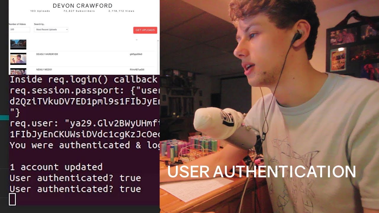 Coding User Authentication & Security | YouTube Descriptions Updater [ Part 2 ]