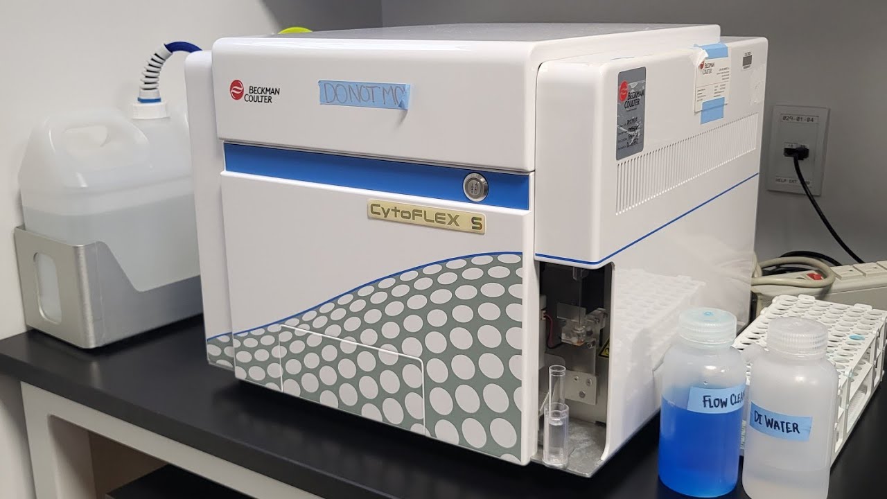 Startup of the Cytoflex S Flow Cytometer