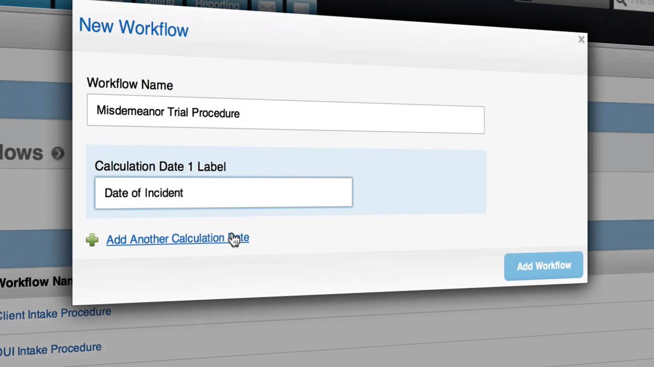 MyCase Workflow Feature