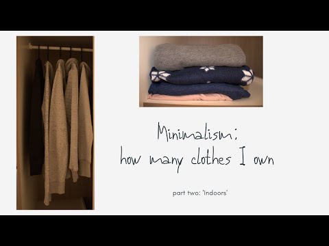 #6 Minimalism || How many clothes I own (indoor+gym)