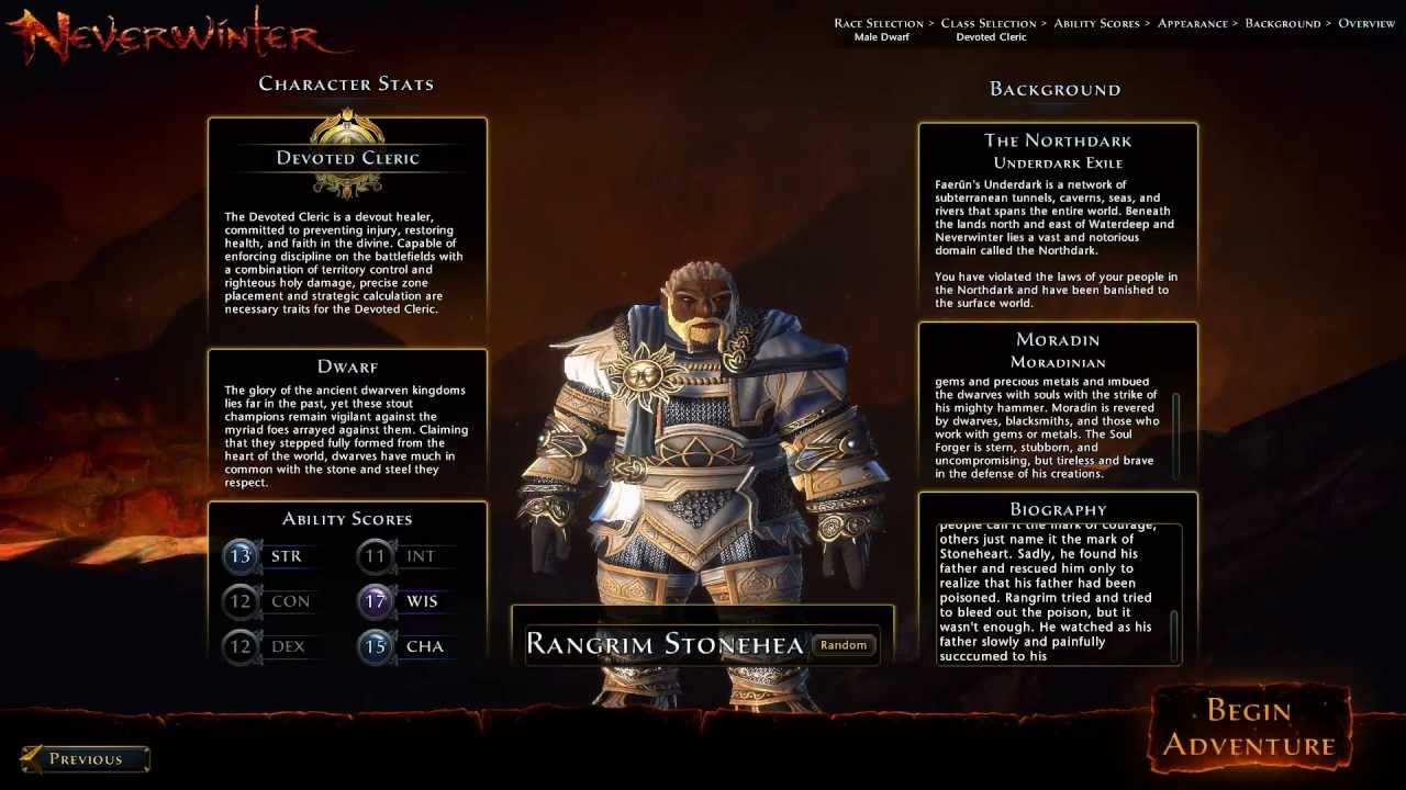 Neverwinter: Open Beta - First Look + Character Creation!
