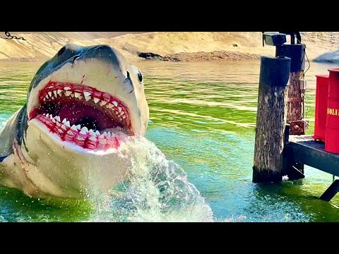 JAWS 50th Anniversary [4K POV] Universal Studios Hollywood : Studio Tour
