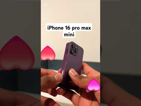 iPhone 16 pro max mini 😍 #miniphone #smartphone #iphone #16promax #fyp #shorts