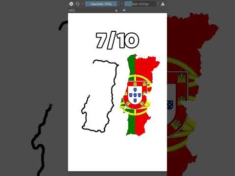 Drawing European Maps From Memory #shorts #geography #maps #drawing #trending #viralshorts
