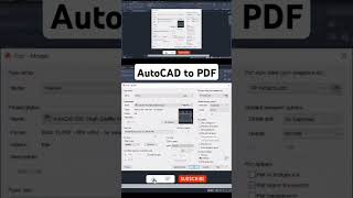 How to convert AutoCad file to PDF. #architecture #design #architect