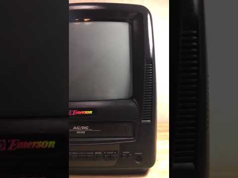 Emerson TV vcr combo