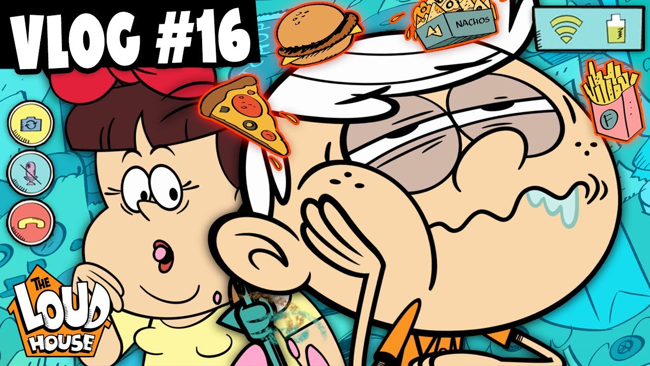 Lincoln Eats Way Too Much!! Lincoln & Ronnie Anne's Vlog #16 | The Loud House