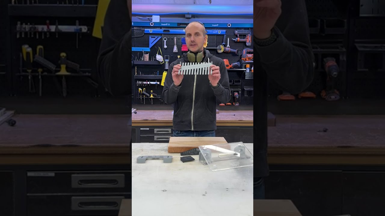 Cutting Board Finger Grip Jig By Crafted Elements