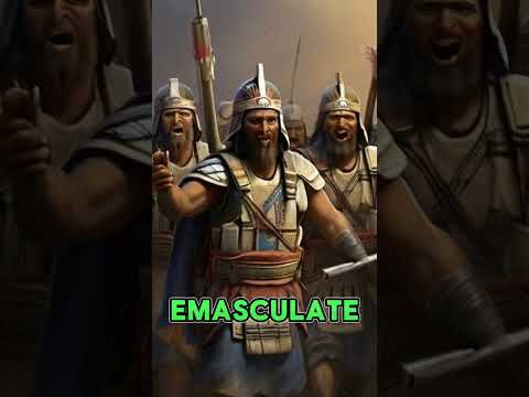 Egyptian Pharaoh who collected the penises of his enemies #shorts #shortsvideo #shortsfeed #short