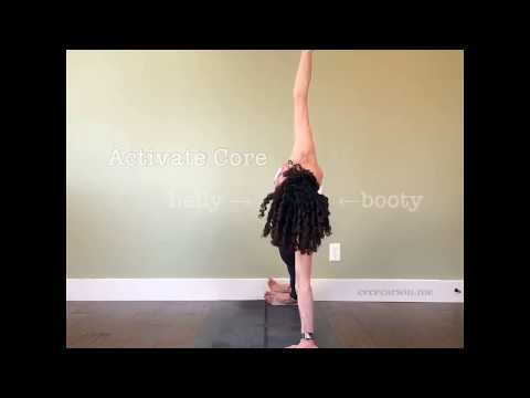 Triyogaschool : Vasisthasana : head view