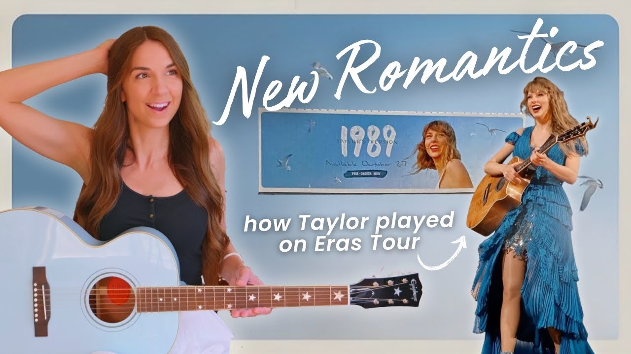 New Romantics - Taylor Swift | Guitar Chords + Tutorial (exactly how Taylor plays it)