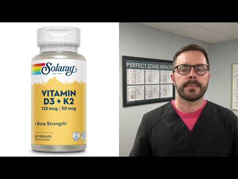 Solaray Vitamin D3 and K2 Review - Bone Health, Heart Wellness and Immune Support Supplement
