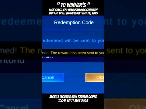 legit mobile Legends Redeem Codes May 1, 2025 - Claim your reward gift #mlbbdiamondscode #mlbb