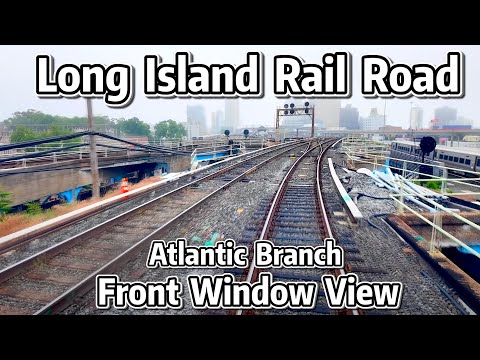 ⁴ᴷ⁶⁰ Long Island Rail Road Front Window View - The Atlantic Branch to Jamaica
