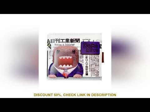 Cute Domo Kun Wallet Purse Leather Small Short Wallets for Women Men Cartoon Anime 3D Kawaii Purses