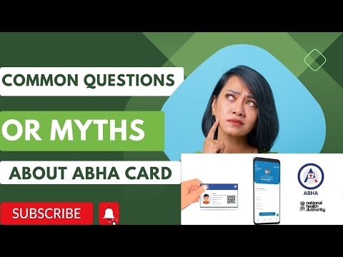 Common Questions and its answers about ABHA Card | Myths about ABHA Card | Latest 2023