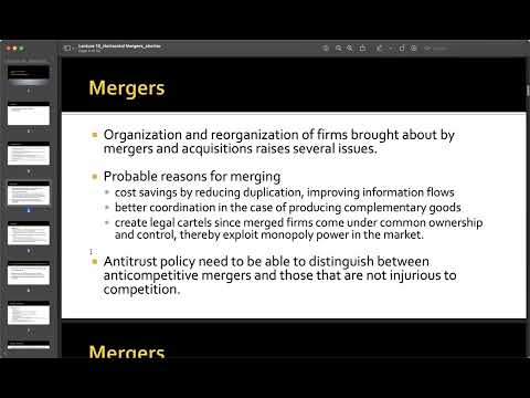 Horizontal Mergers
