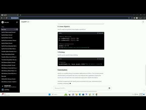 sympy python library