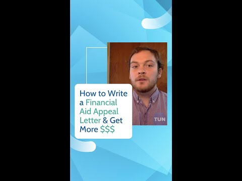 How to Write a Financial Aid Appeal Letter & Get More $$$ #Shorts