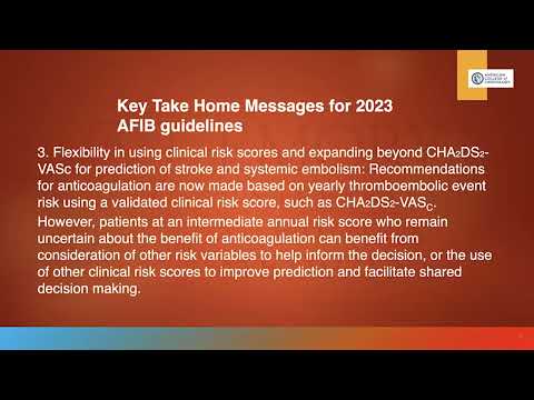 Key Updates in the 2023 ACC/AHA/ACCP/HRS Guideline for Diagnosis & Management of Atrial Fibrillation