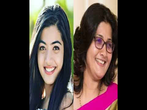 mother of rashmika mandanna 😍💚rashmika mandanna mother:suman mandanna #Shots