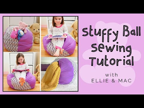 Easy And Fun Pattern To Store All Your Stuffy Toys!!