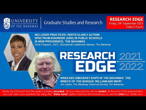 Research Edge, University of The Bahamas: 24 September 2021