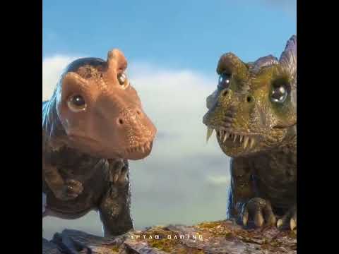T-rex and Spinosaurus Then and Now 🥺😡 #shorts
