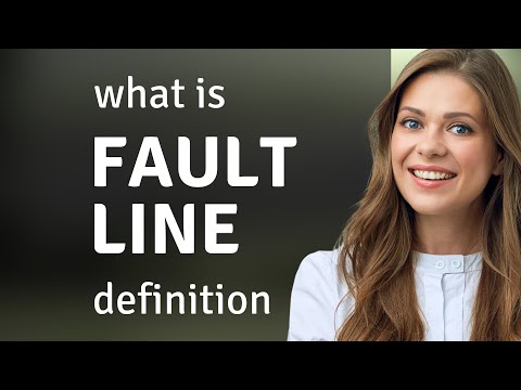 Fault line | FAULT LINE meaning