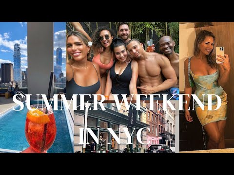 Summer Weekend in NYC + the Real Real shopping + Jimmy Soho rooftop bar