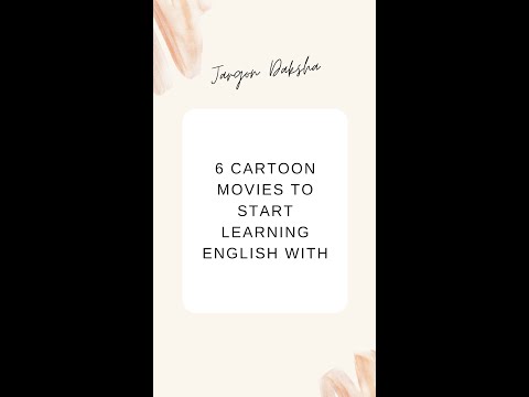6 Cartoon Movies To Start Learning English | Jargon Daksha
