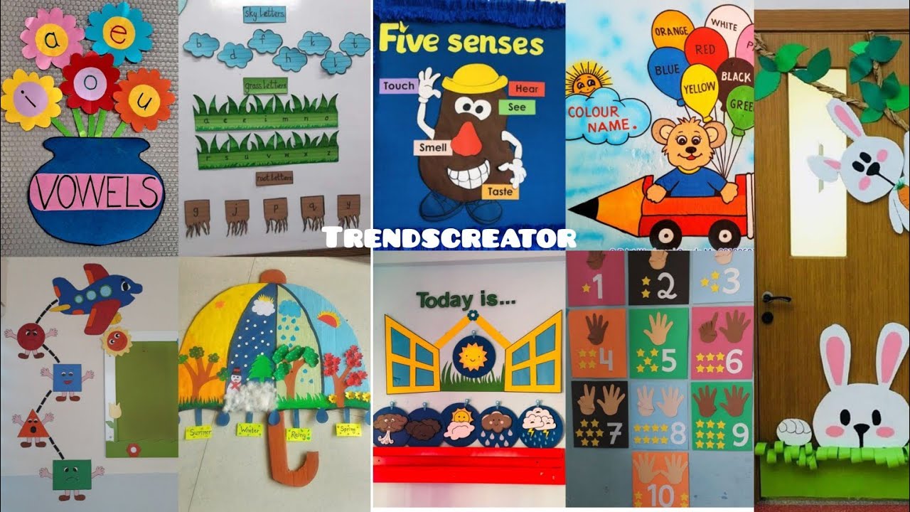 Easy ideas for classroom and school wall decoration part 1