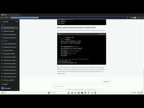 Filter out range of frequencies using band stop filter in Python and confirm it using Fourier Transf