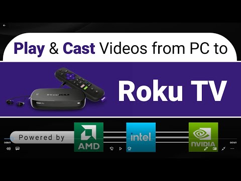 How to Cast to Roku TV | Universal Video Casting Player on Windows 10 #cnxplayer
