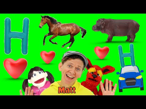 Letter H Song | Learn the Alphabet with Matt | What Starts with H?