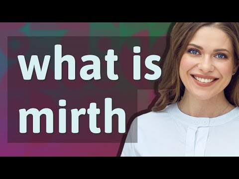 Mirth | meaning of Mirth