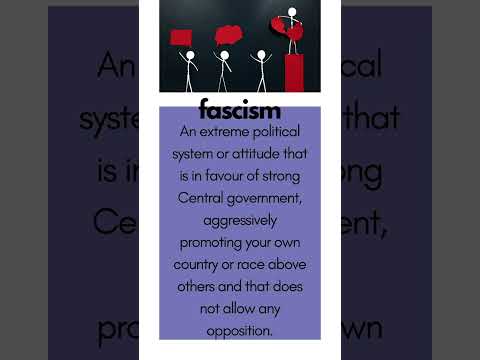 Fascism #english #dictionary #learnenglish #language #words #vocabulary #fascism #fascist