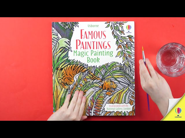 Famous Paintings Magic Painting Book | Usborne | Be Curious