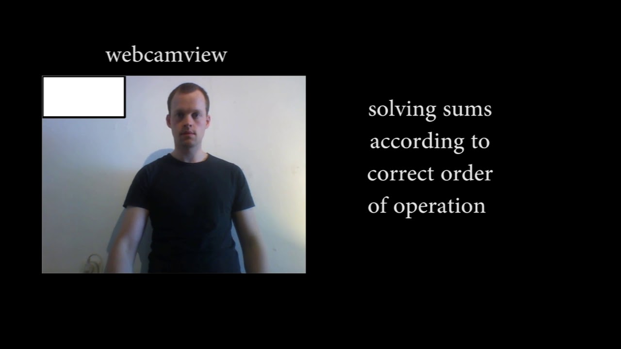 Detection of handwritten sums using opencv and tensorflow