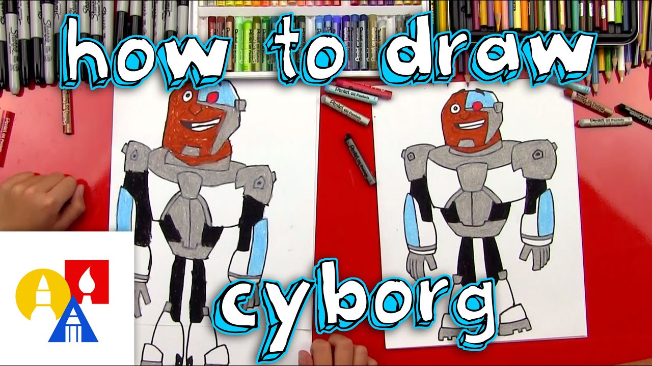 How To Draw Cyborg From Teen Titans Go